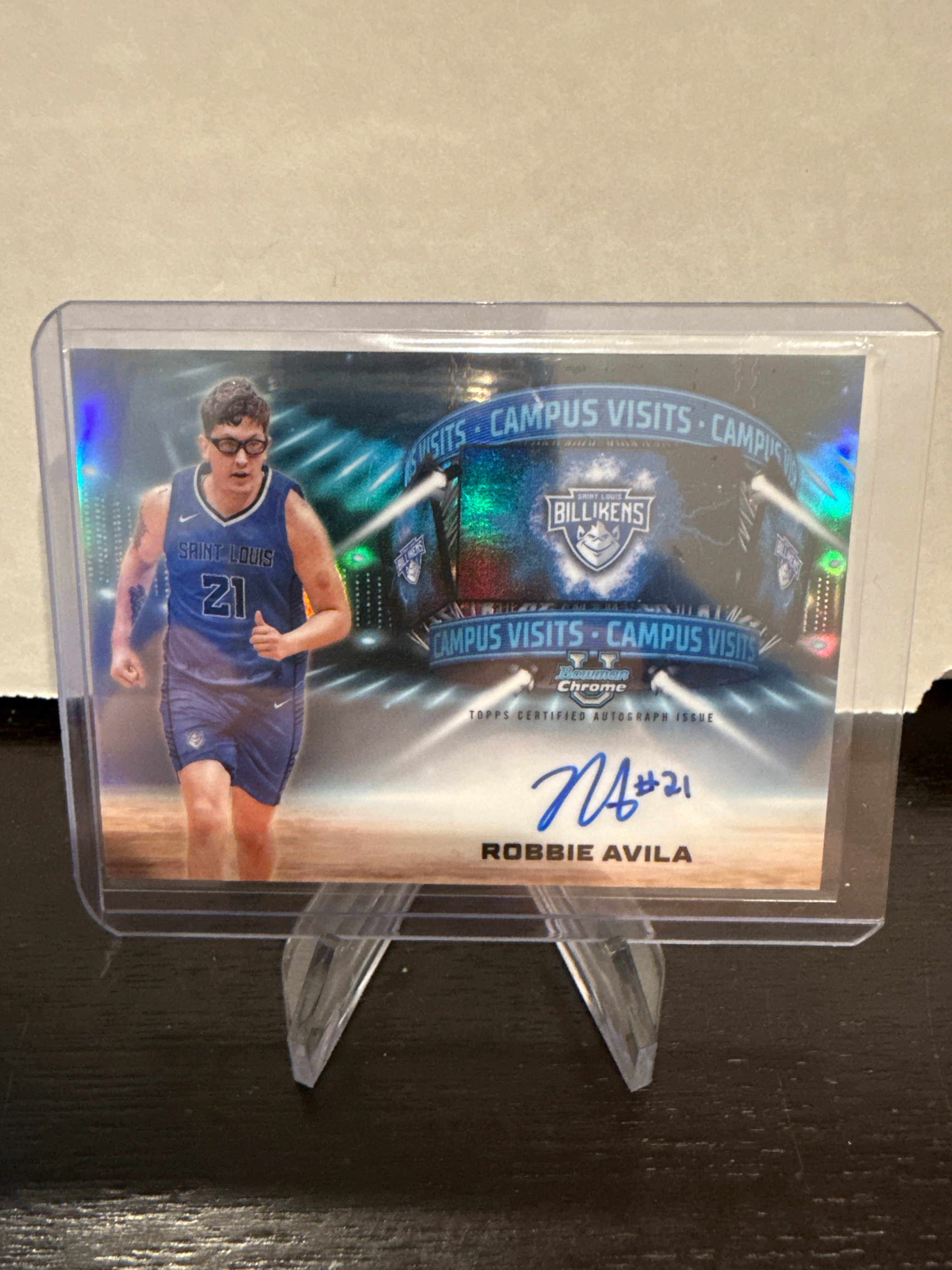 Robbie Avila 2025 Bowman Chrome University Campus Visits Auto – Hobby ...