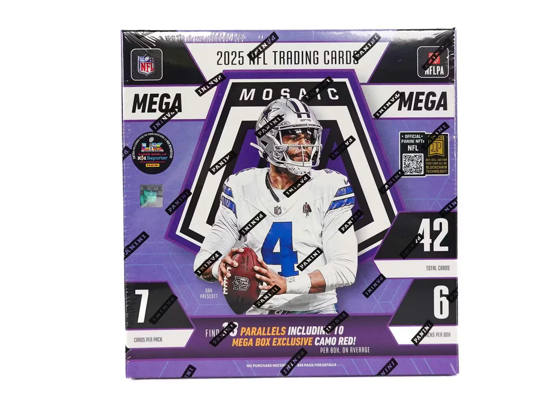 2025 Panini Mosaic Football Mega Box – Hobby Card Shop