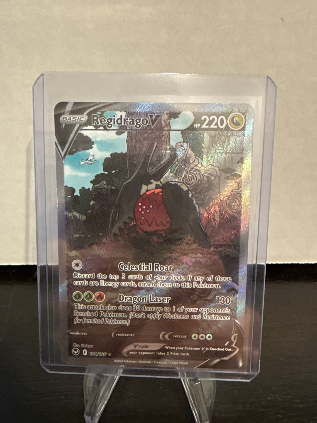 Pokemon TCG 2022 Regidrago V Silver Tempest Full Art Ultra Rare, 184/1 – Hobby Card Shop