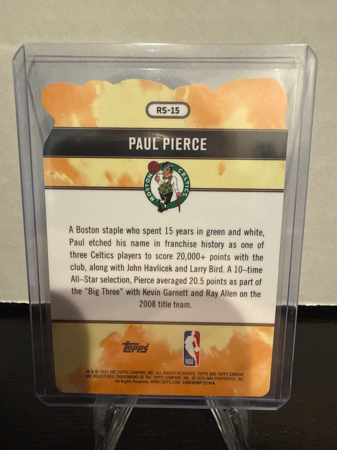 Paul Pierce 2025 Topps Chrome Rock Stars SSP Case Hit – Hobby Card Shop