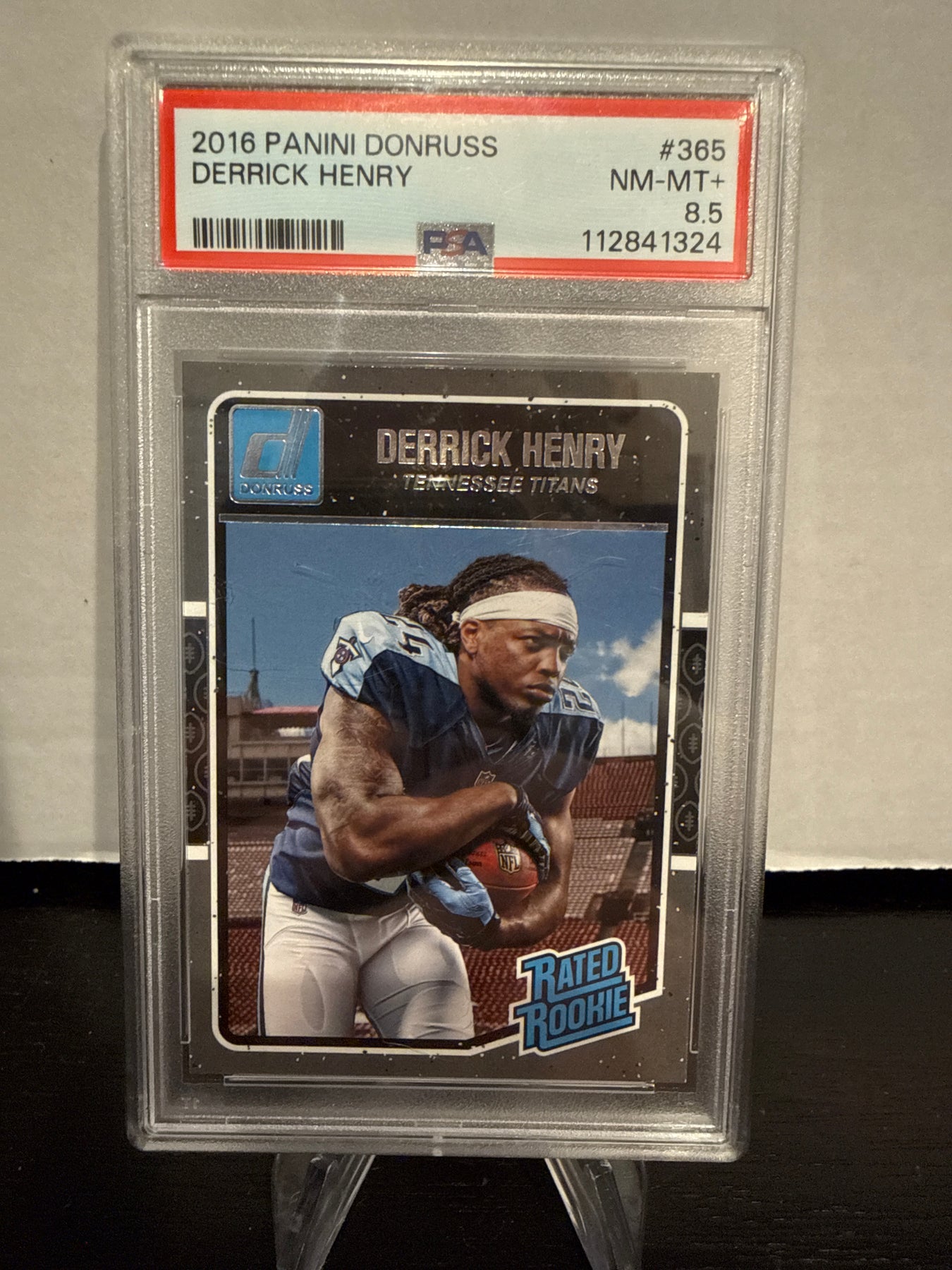 Derrick Henry 2016 Panini Donruss Rated Rookie, PSA 8.5 – Hobby Card Shop
