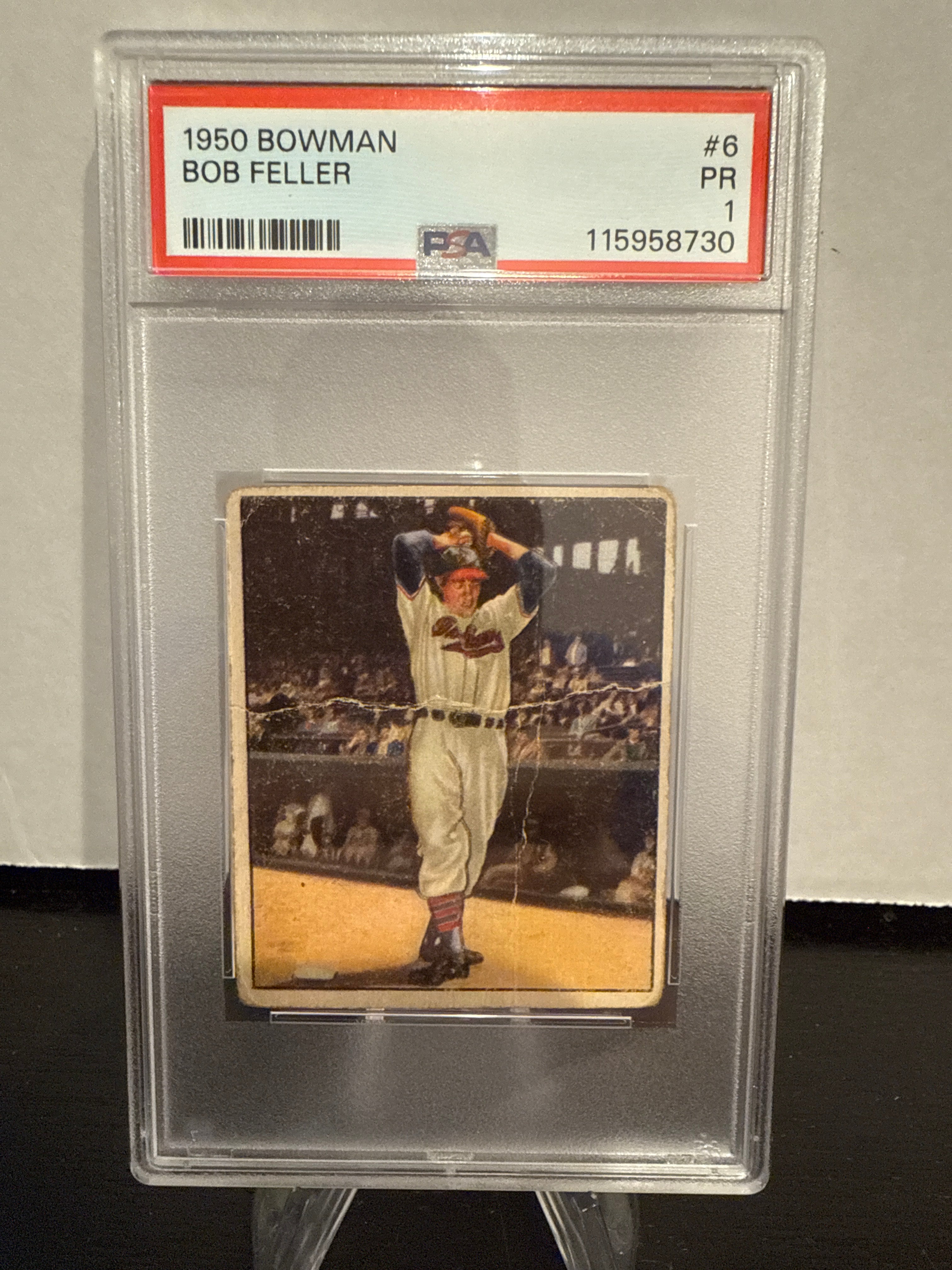 Bob Feller 1950 Bowman, PSA 1 – Hobby Card Shop