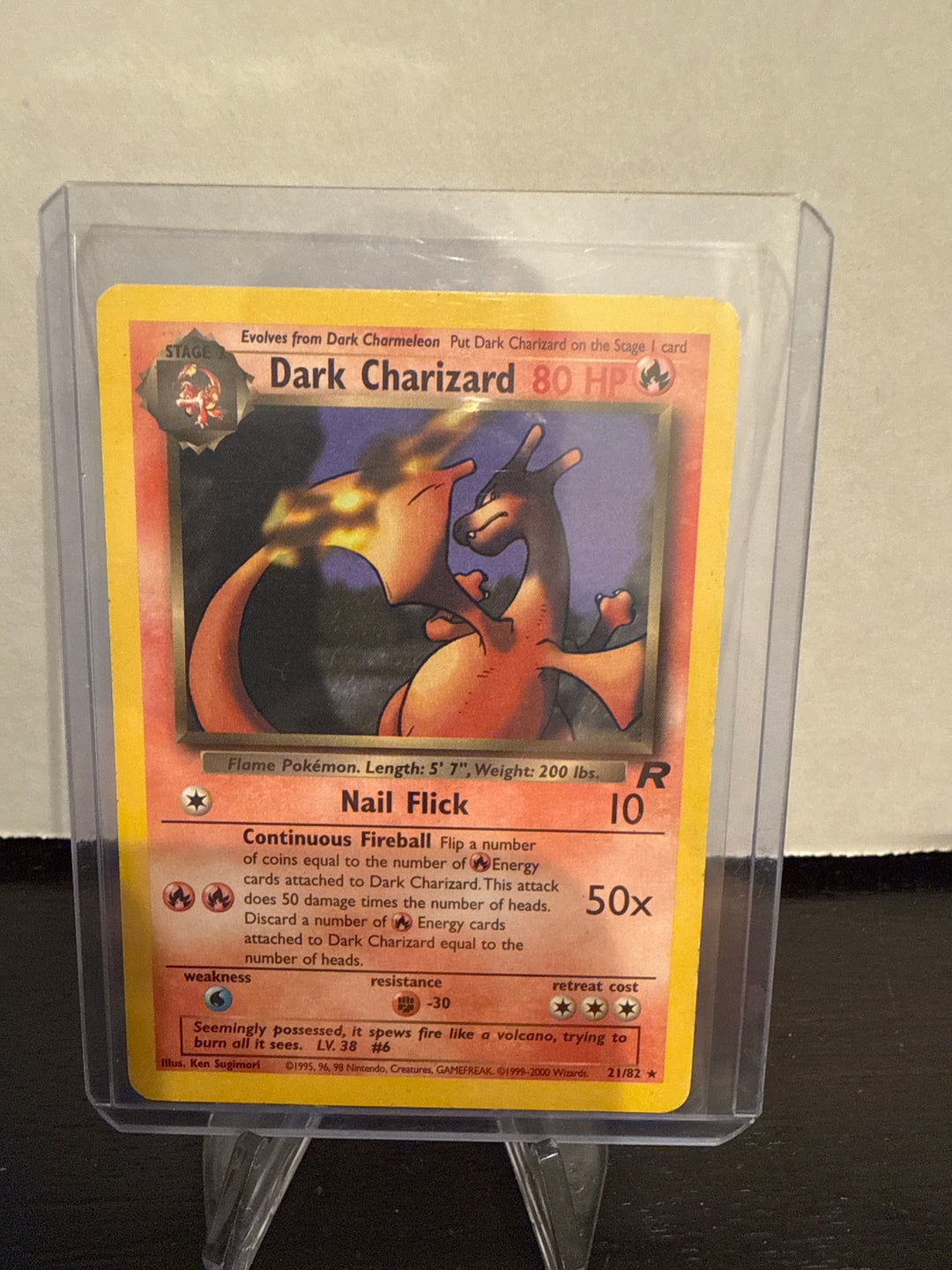 Pokémon TCG 1999 Dark Charizard Team Rocket, 21/82 – Hobby Card Shop