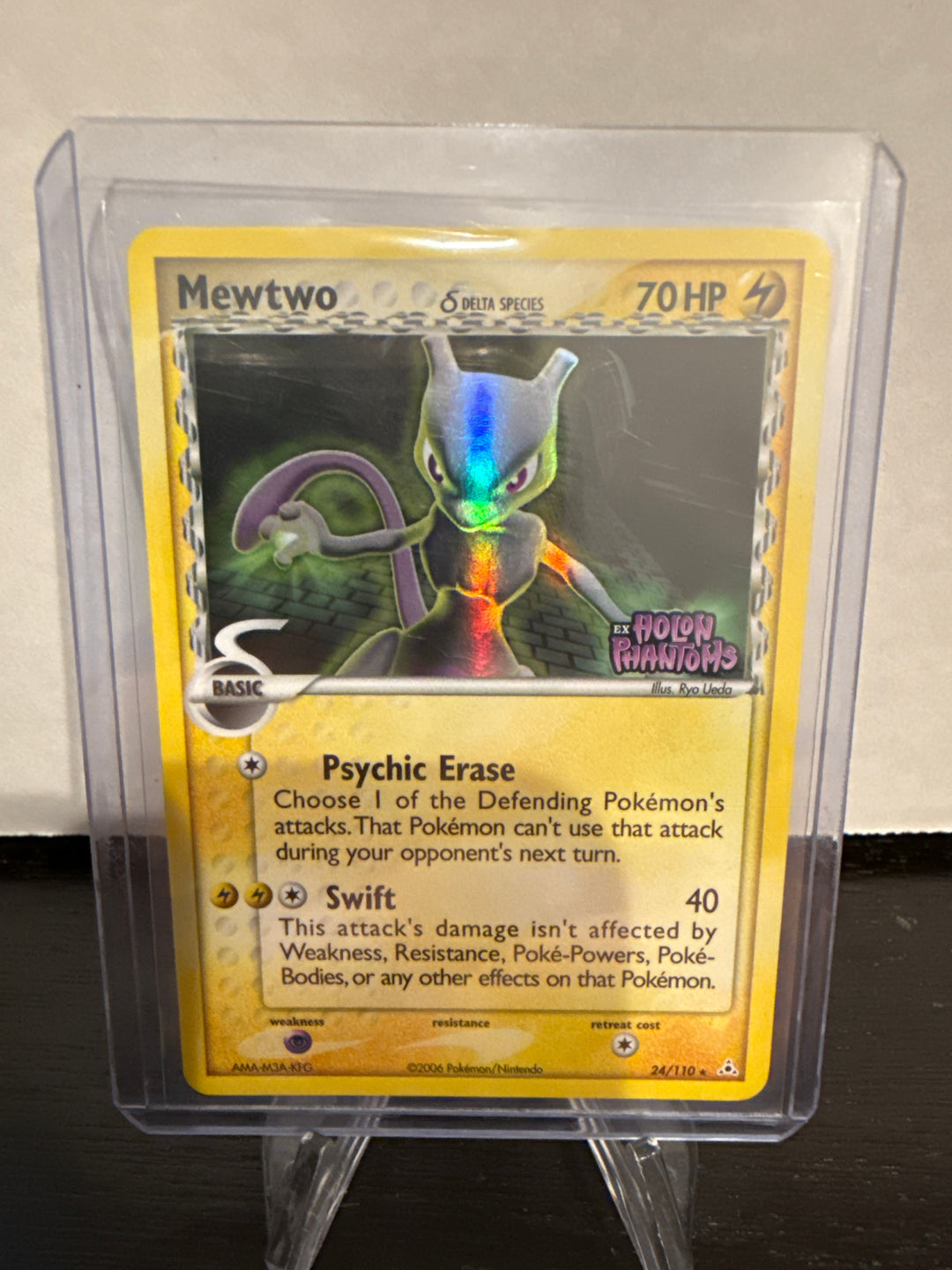 Pokemon TCG 2006 Mewtwo Delta Species Holon Phantoms Stamped Holo, 24 ...