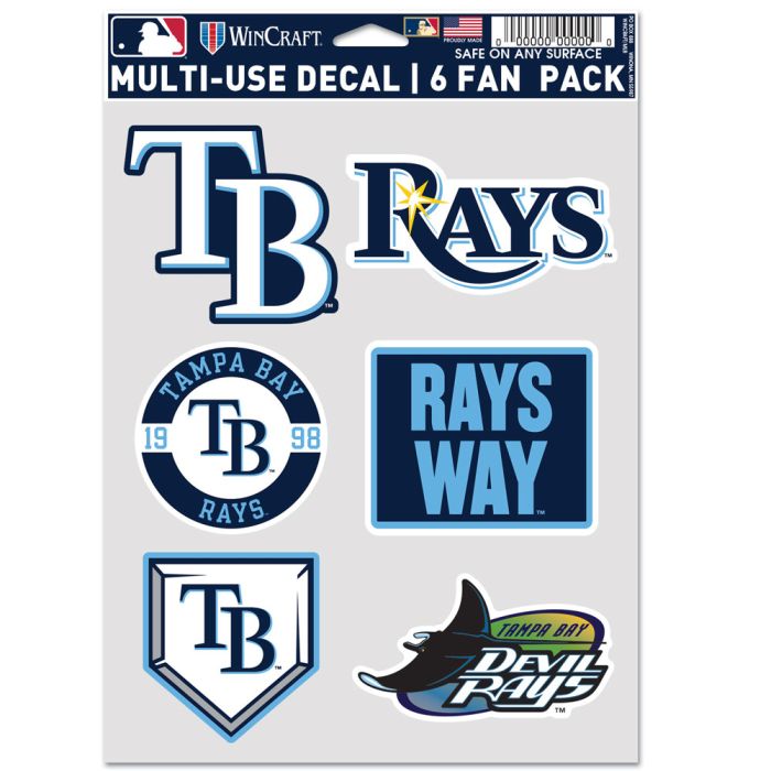 Tampa Bay Rays Multi Use Decal Fan Set – Hobby Card Shop